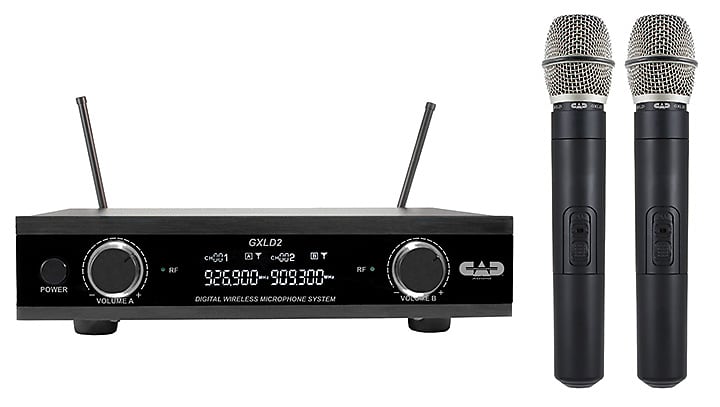 CAD Audio GXLD2HHAI Dual Channel Dual Handset Wireless Mic | Reverb