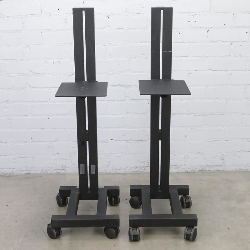 Sound Anchors AJD1 Adjustable 44" Rolling Monitor Stands | Reverb
