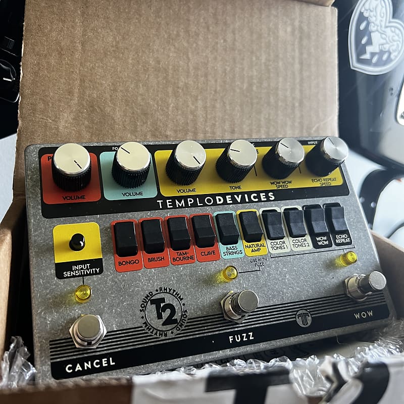 Templo Devices T2 Multi Effects pedal based on Maestro Rhythm | Reverb