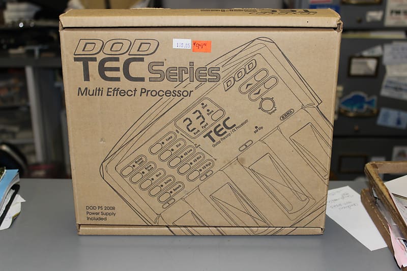 DOD Tec series multi effects processor Bass tec 1990s | Reverb
