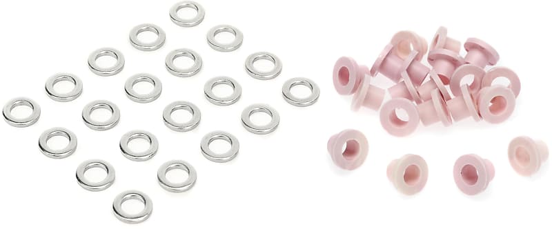 Canopus CBW-20 Chrome Over Brass Washers (20-pack) Bundle | Reverb