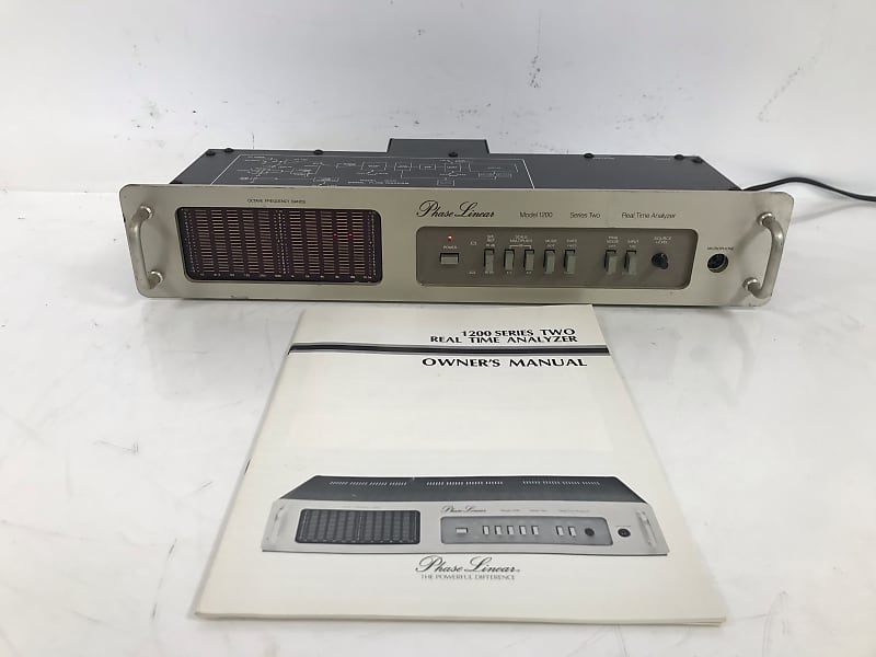 Phase Linear 1200 Series 2 Real Time Analyzer Bob Carver | Reverb UK