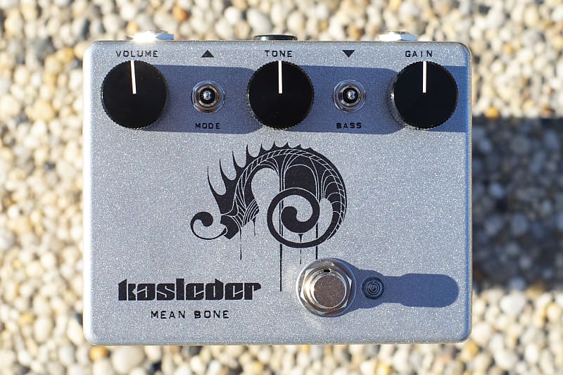 Kasleder - Mean Bone Distortion 2020 Sparkle Silver - | Reverb UK