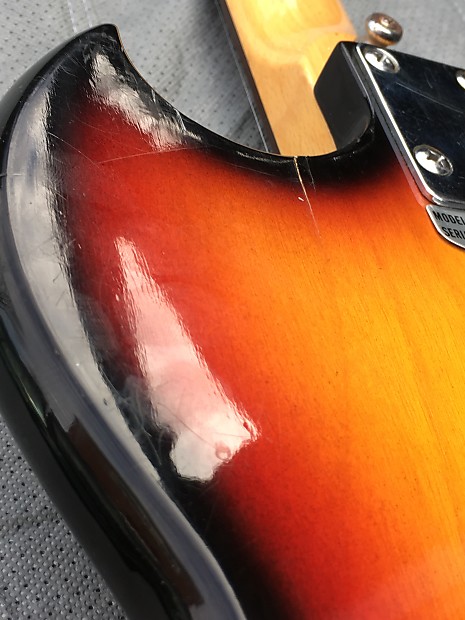 Kay/Teisco K-20T SG Style Mosrite Style Tremolo Mustashe Head | Reverb