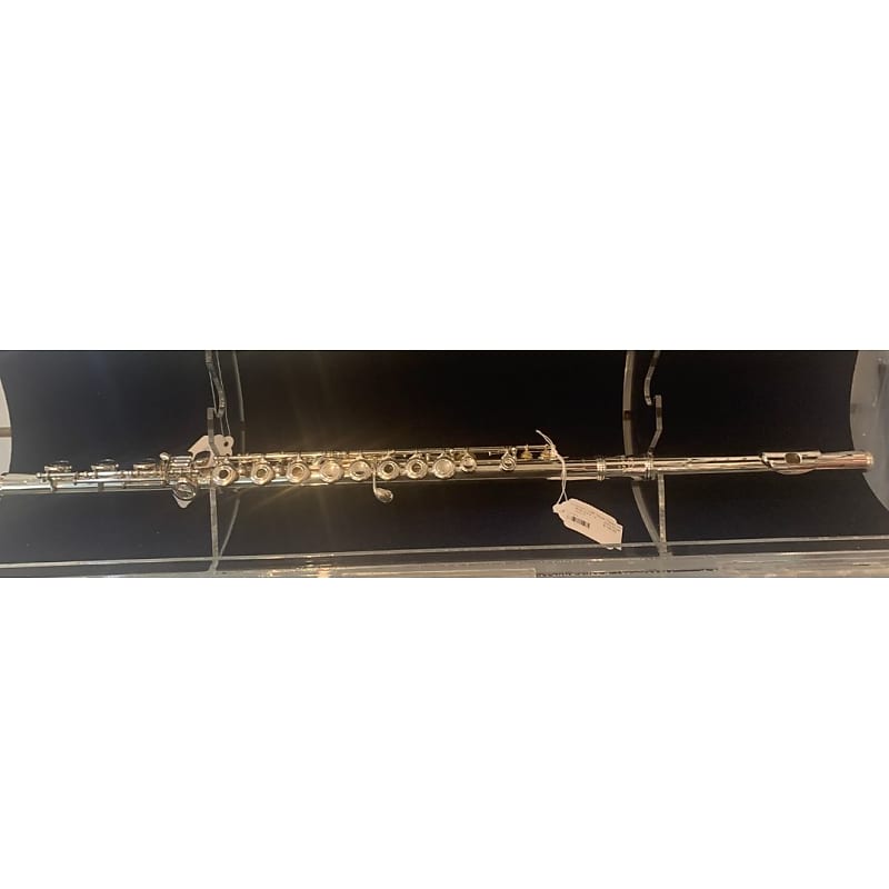 Emerson USA Silver Open Hole Flute w B Foot (inline G) | Reverb