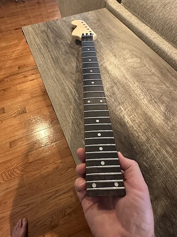 Reverse headstock Strat style guitar neck 24 fret w/ Rosewood | Reverb