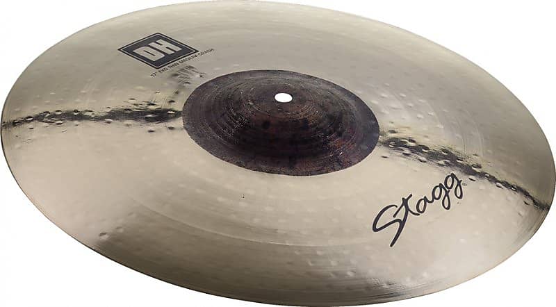 Stagg 17" DH EXO Double Hammered Medium Thin Crash Cymbal | Reverb