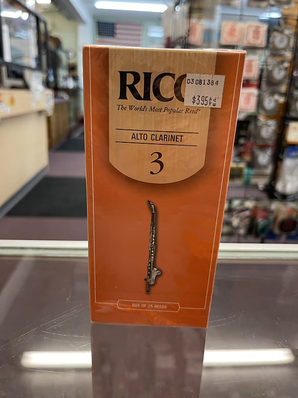 Rico RDA2530 Alto Clarinet Reeds - Strength 3.0 (25-pack & | Reverb