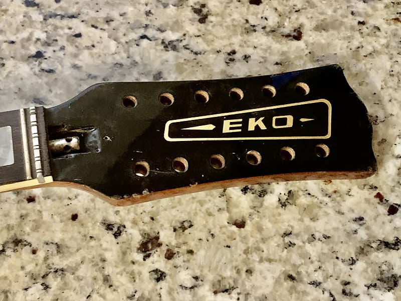 Eko 12 String Acoustic Guitar Neck Needs Frets 60's | Reverb