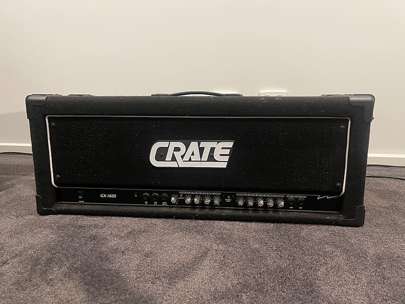 Crate Gx-1600 Mid 90’s - Black | Reverb