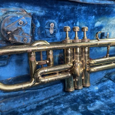 1936 Conn 80a? Long Cornet (trumpet) pea shooter style? | Reverb