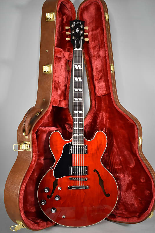 2022 Gibson ES-335 Cherry Finish Left-Handed Electric Guitar | Reverb