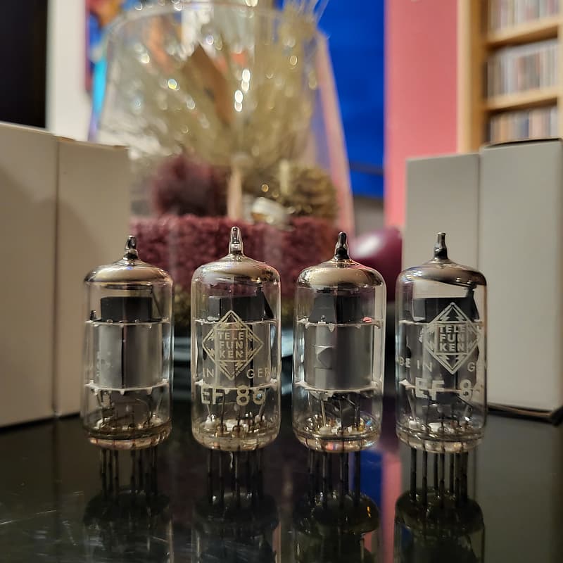 Telefunken Germany EF86 6267 year 60s silver cage,diamond | Reverb