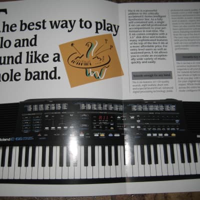 Roland E-66 Intelligent Synthesizer 61-Key Arranger | Reverb