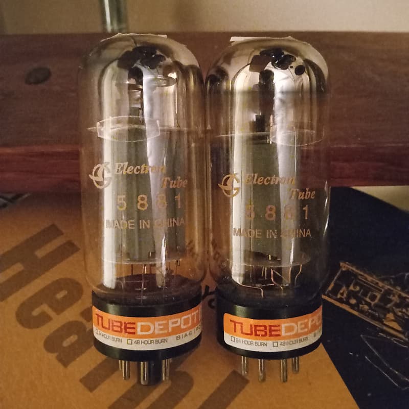 Matched Pair 2x Sino 5881 Tube Depot | Reverb