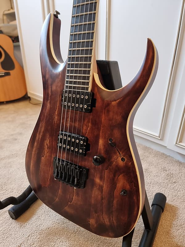 Ibanez RGAIX6U-ABS RGA Iron Label Series 6-String Bareknuckle | Reverb