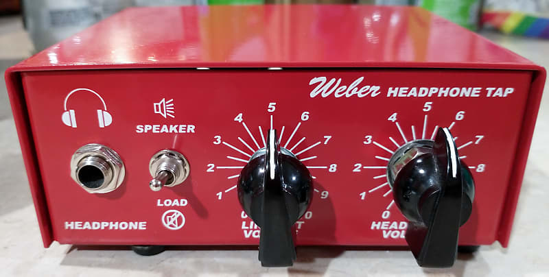 Weber HA-50 50w Headphone Tap Red | Reverb