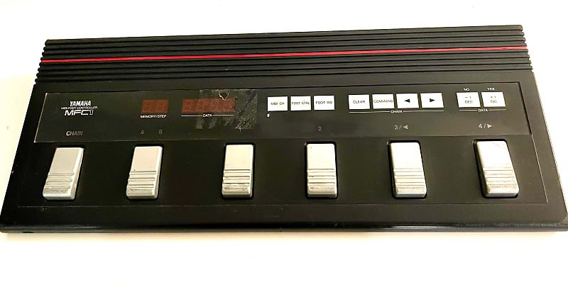Yamaha MFC1 MIDI foot controller 1986 black | Reverb