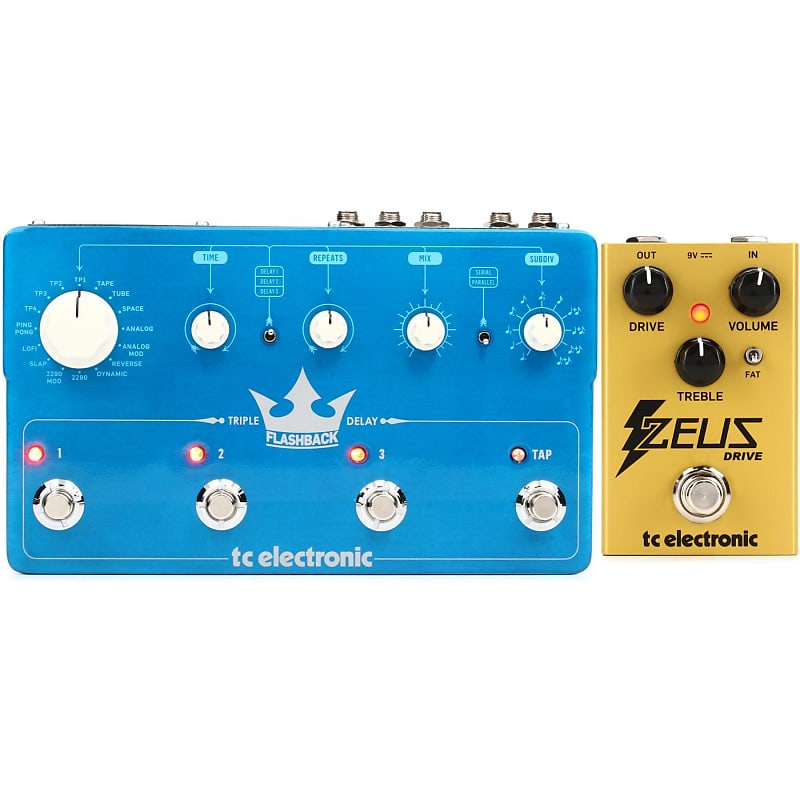 TC Electronic Flashback Triple Delay and Zeus Overdrive | Reverb
