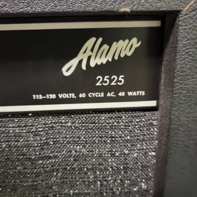 Vintage 1967 Alamo Model 2525 Solid State Guitar Harp Amp 5 | Reverb