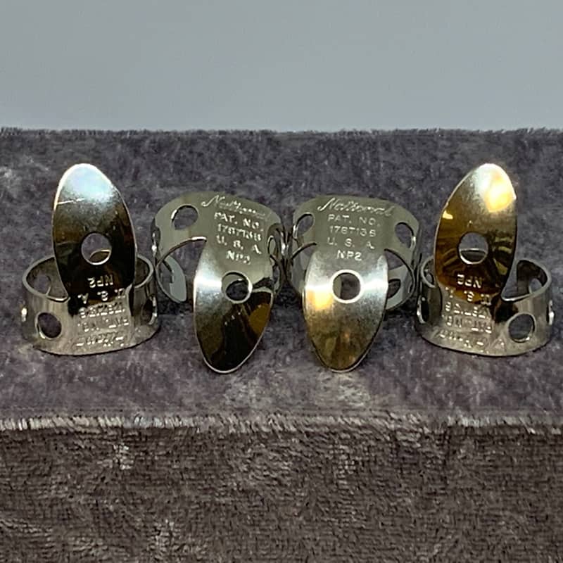 National NP2 Finger Picks 4 pack - NP2-4PK Nickel Silver | Reverb
