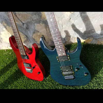 Ibanez RG520QS 1998 Blue | Reverb