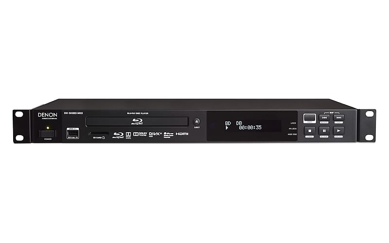 Denon Pro DN-500BD MkII Rackmount Blu-Ray, DVD & CD Player | Reverb UK