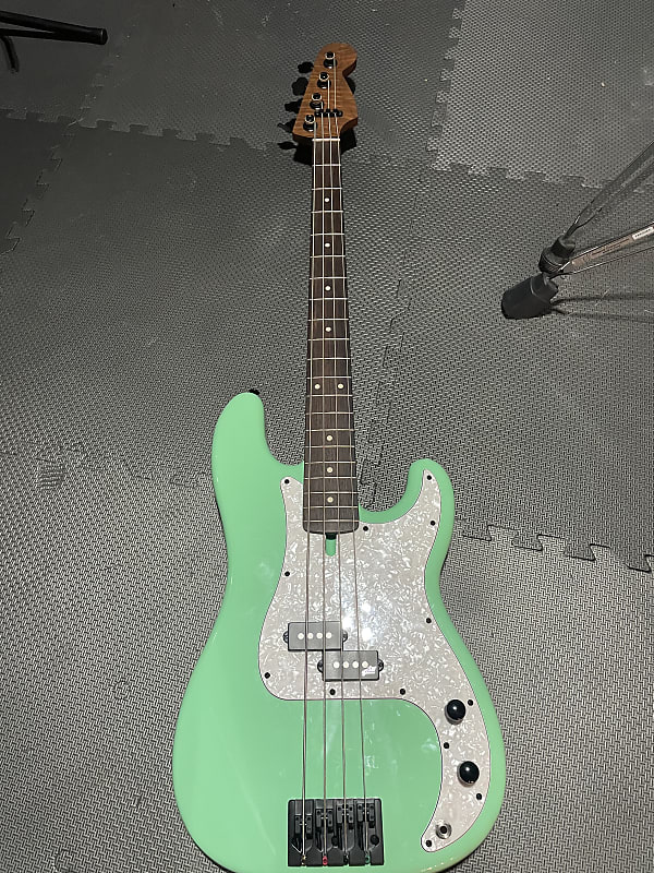 Warmoth Precision bass 2022 Surf green | Reverb
