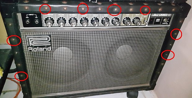 SET OF 4 Cabinet rivets buttons pins for Roland JC120 or JC77 | Reverb