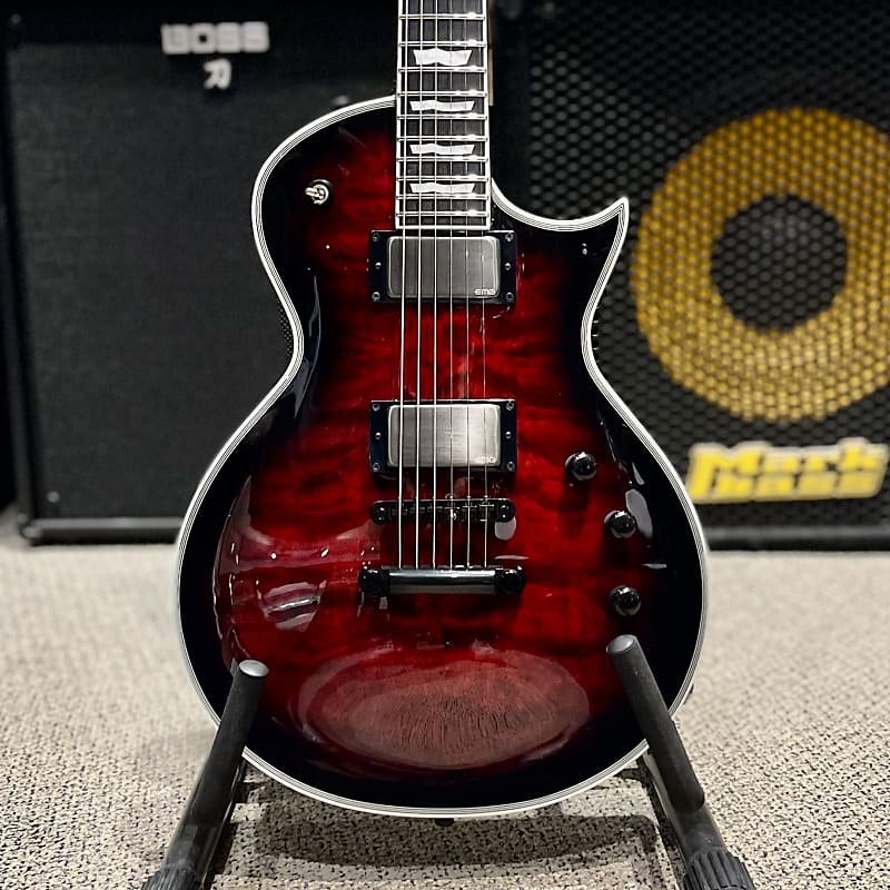 ESP EII Eclipse QM - See-Thru Black Cherry Sunburst | Reverb