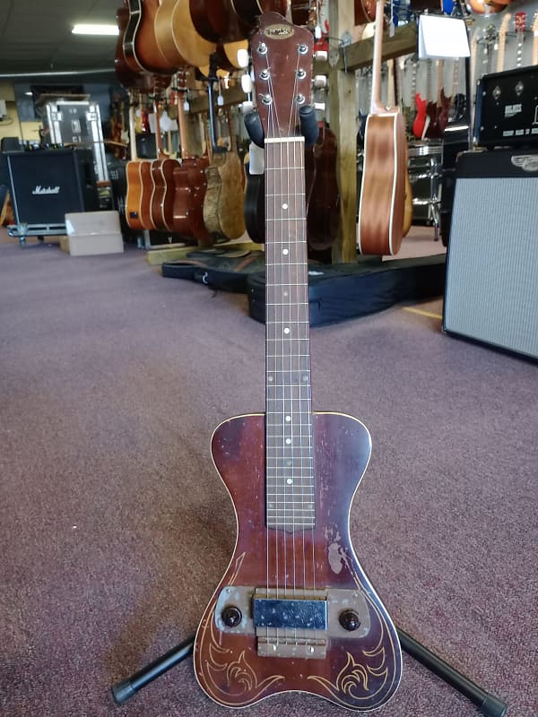 Vintage 1940's Oahu Islander Lap Steel Guitar *** FREE | Reverb