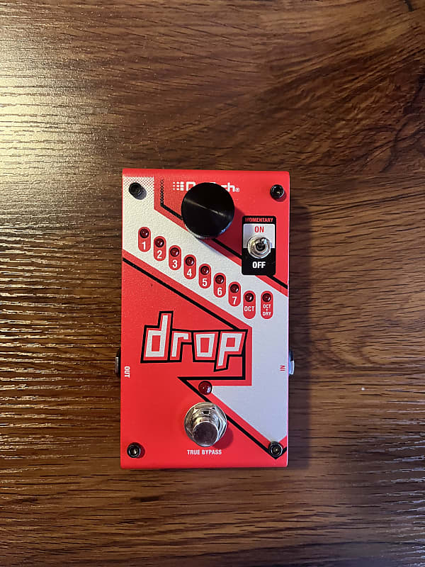 DigiTech Drop Compact Polyphonic Pitch-Shifter 2010s - Red | Reverb