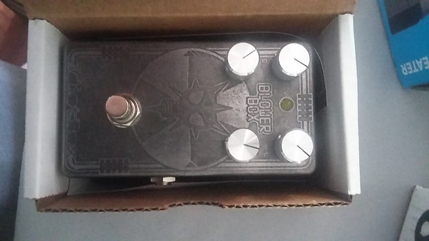 IdiotBox Effects Blower Box Blacky of Voivod Bass Fuzz Etched | Reverb