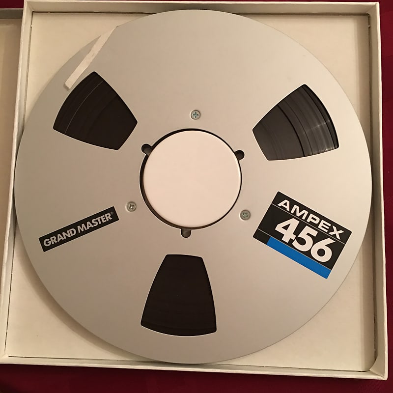 Ampex Grand Master 1/4" 456 Studio Audio Tape | Reverb