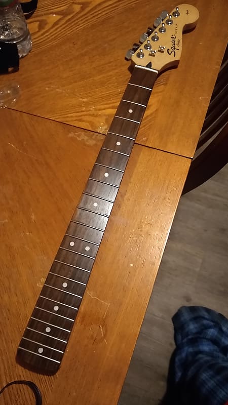 Squier Affinity Stratocaster Neck - Natural Rosewood | Reverb