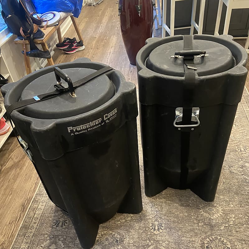 2 Hard Shell Conga Cases | Reverb