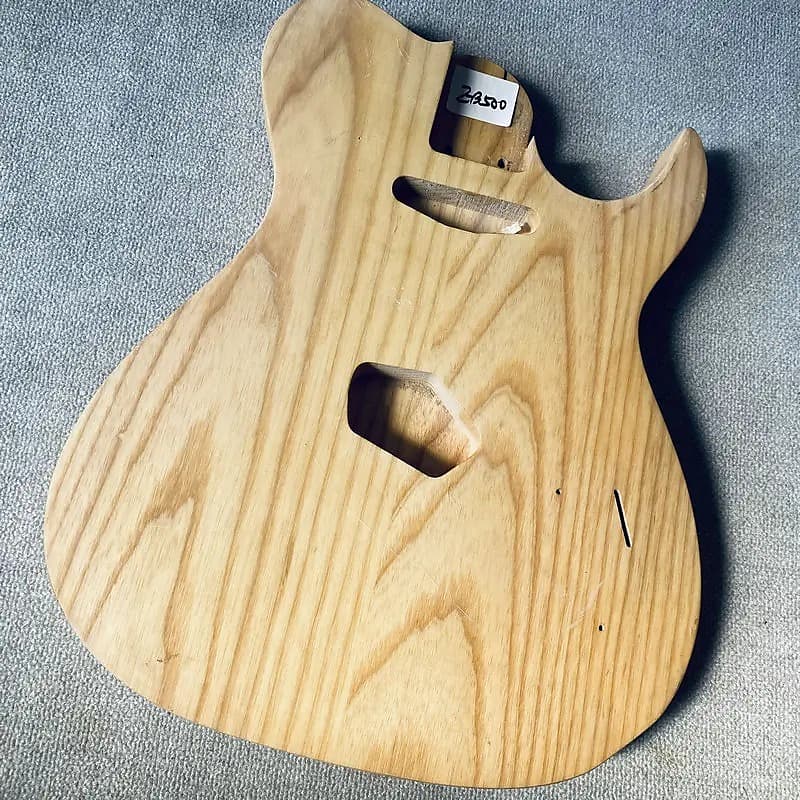 Solid Guitar Telecaster Tele Style Ash Wood Body | Reverb UK