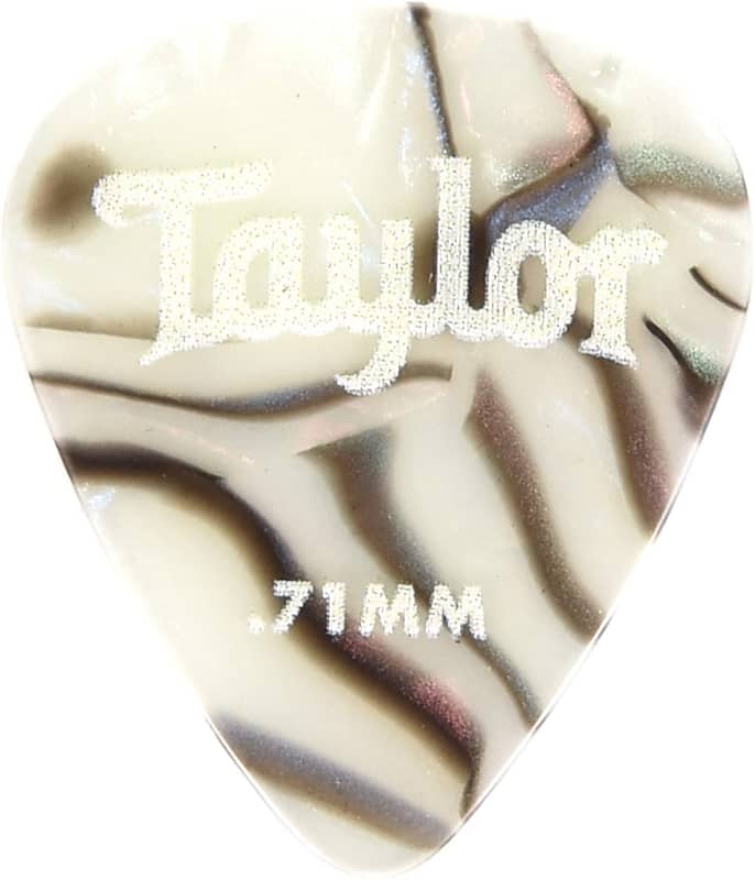 Taylor Picks - Celluloid 351, Abalone, .71 mm, 12 Pack | Reverb Canada