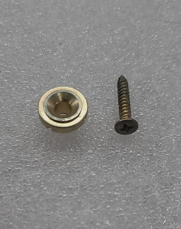 Aged Relic Gold Kluson KTSGG Round String Tree For Telecaster | Reverb