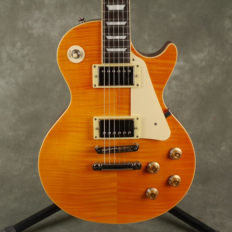 Burny RLG-60 Electric Guitar - Amber - 2nd Hand | Reverb