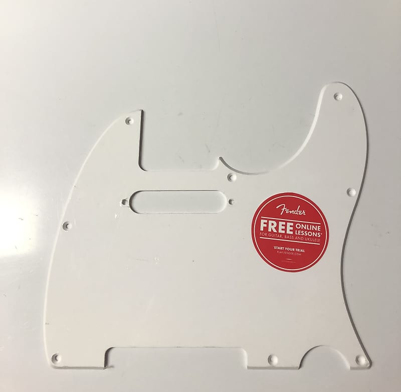 Fender Squier Telecaster Pickguard 2020’s White | Reverb