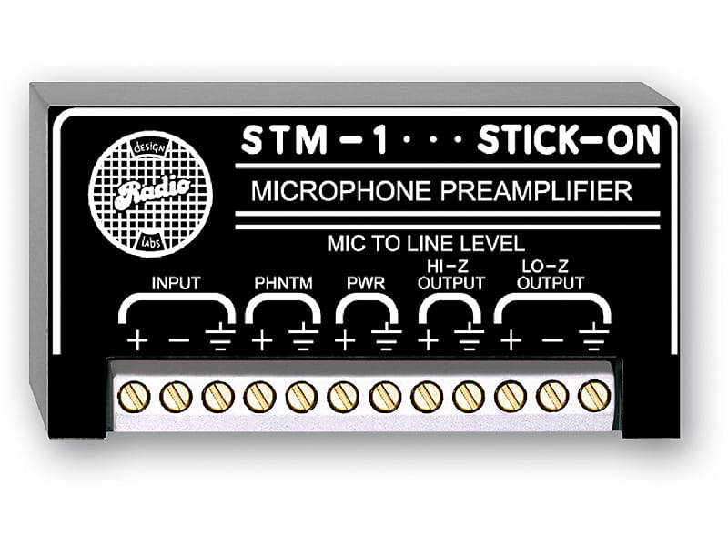 RDL STM-1 Microphone Preamp | Reverb