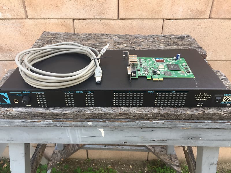 MOTU 1224 with Black Lion Mod and PCIe 424 Card | Reverb