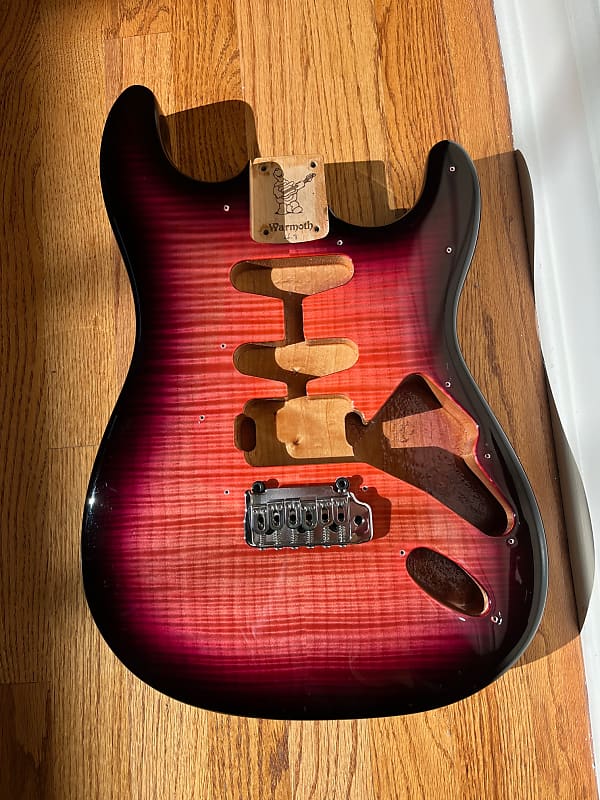 Warmoth Strat body with Wilkinson deluxe bridge (w/o trem. | Reverb