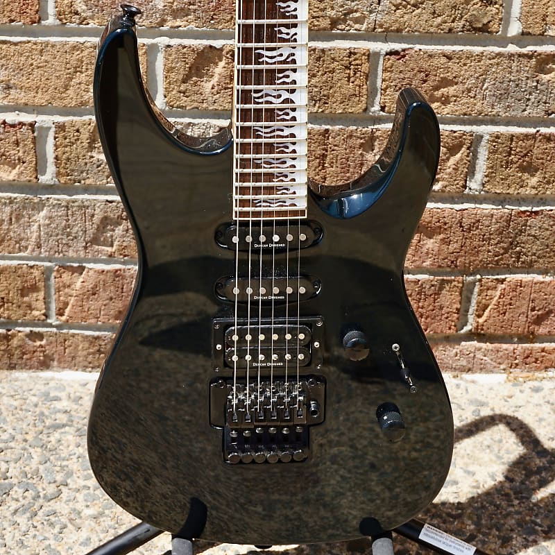 Jackson Dinky DK2 FF FR HSS MIJ Black | Reverb