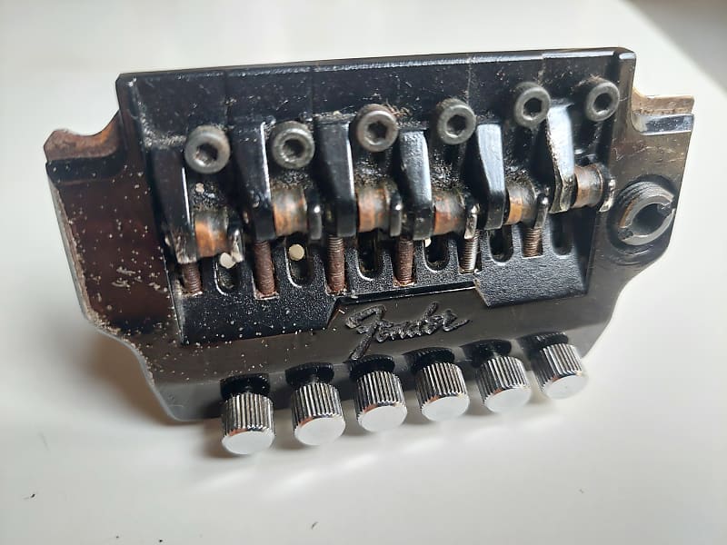 Vintage 1985 Fender System One S1 tremolo bridge Japan | Reverb