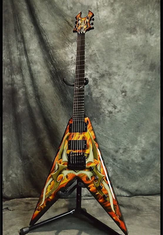 B.C. Rich KKV Kerry King signature 2000 - Fire | Reverb