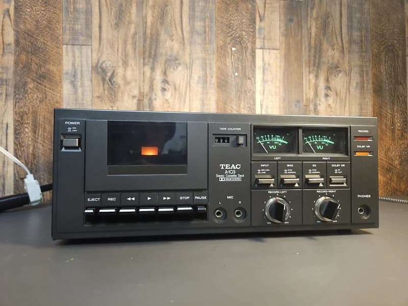 *Fully Serviced* TEAC A-103 Stereo Cassette Deck w/ DOLBY | Reverb