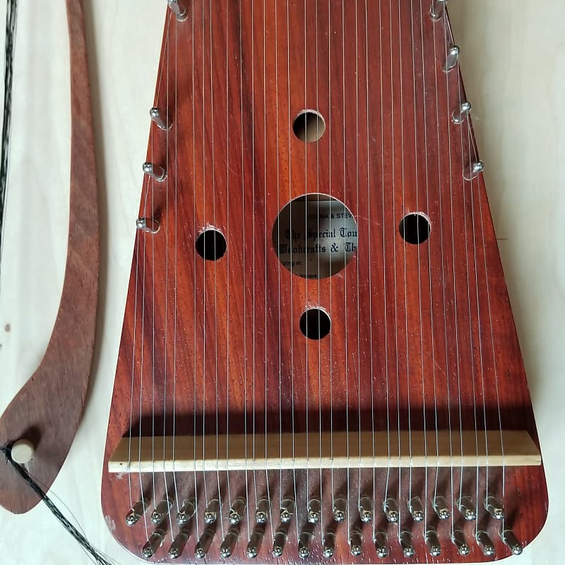 Special Touch Woodcraft Psaltry with Bow 1980's Natural | Reverb