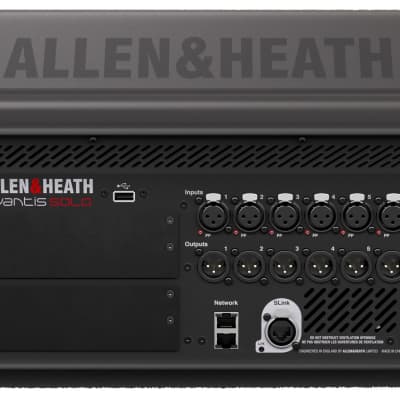 (Mint) Allen & Heath AVANTIS-SOLO-W-DPACK 64 Channel 12 Fader | Reverb